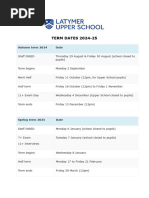 Leicester College Term Dates 2025/26 | PDF