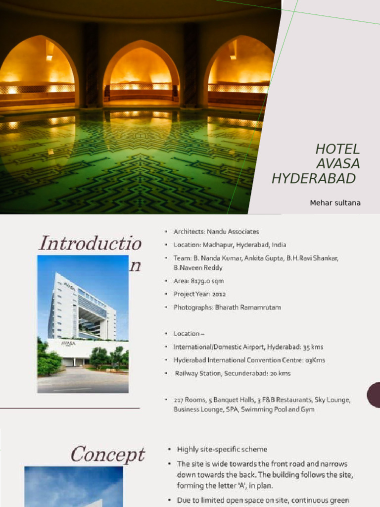 Hotel Avasa | PDF
