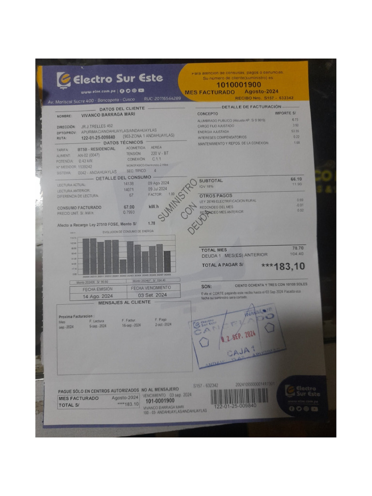 Recibo | PDF