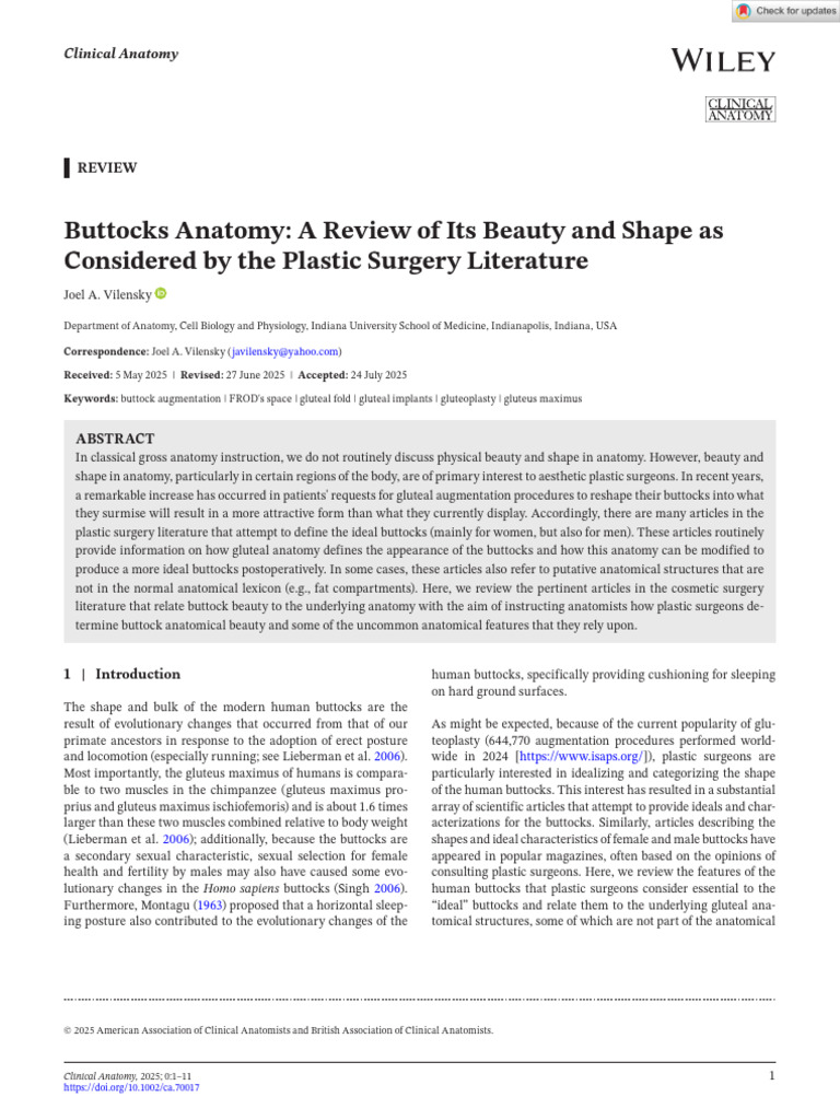 Anatomy of the Female Buttocks | PDF | Buttocks | Musculoskeletal System
