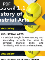 Introduction to Industrial Arts Overview | PDF | Welding | Construction