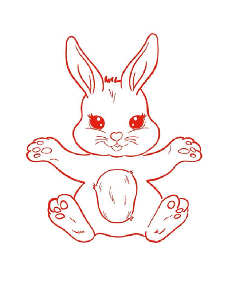 Lapin Blanc Pour Comptine | PDF