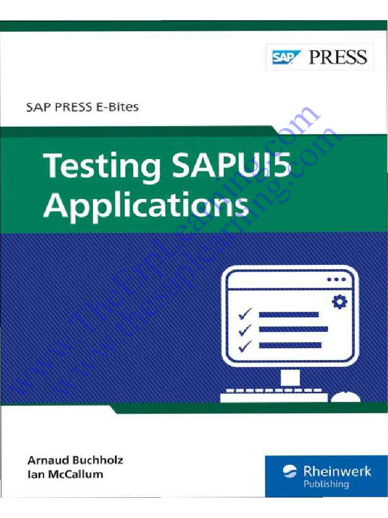 Testing SAPUI5 Applications Samples | PDF