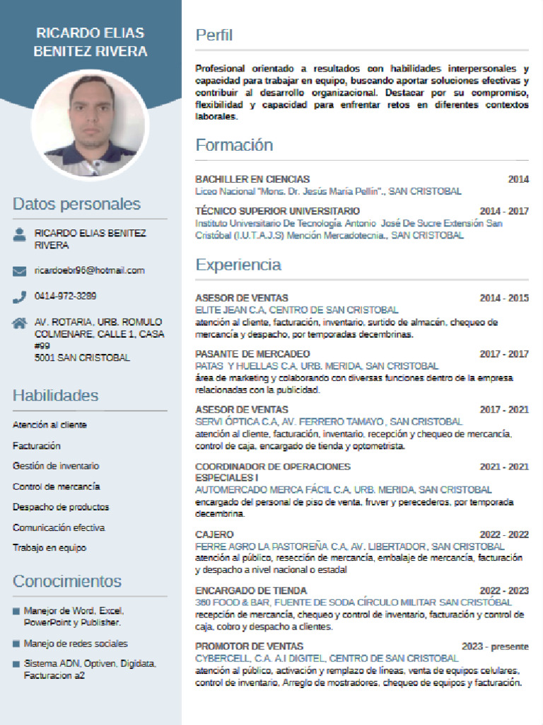 CV Ricardo 2025 | PDF
