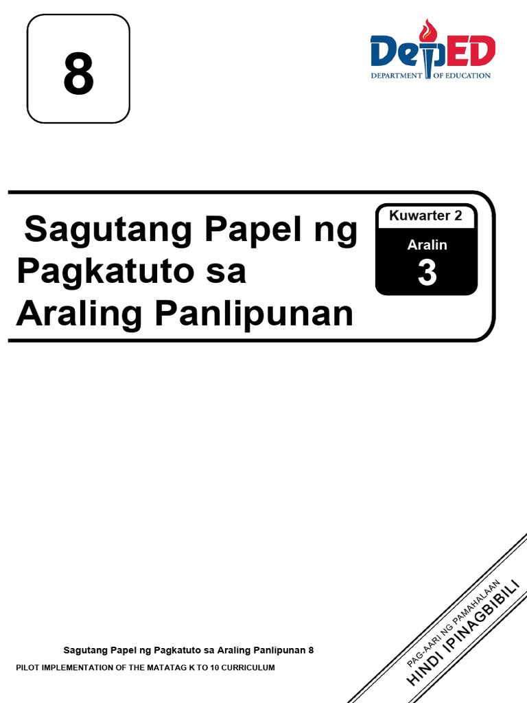 Q2 LAS AP8 Lesson 3 Week 3 (1) | PDF