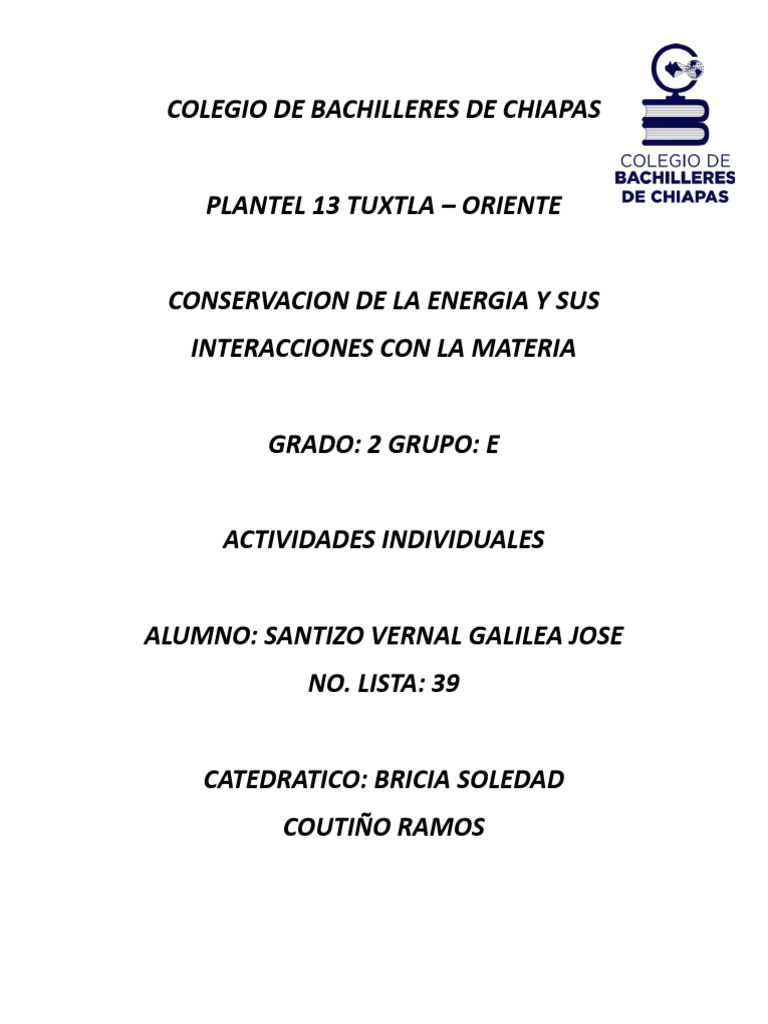 Galilea Santizo | PDF | Temperatura | Gases