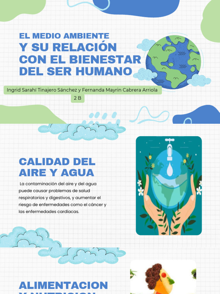 Blue and Green Illustrated Environmental Sustainability Presentation PDF | PDF