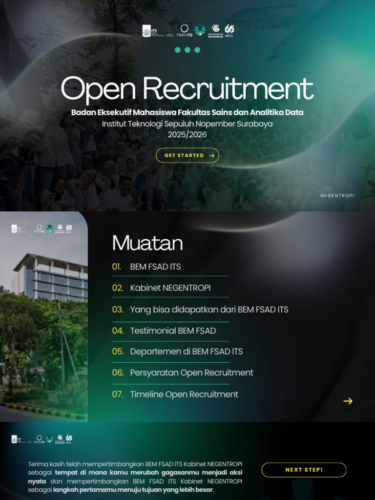 Open Recruitment BEM FSAD ITS 2025/2026 | PDF