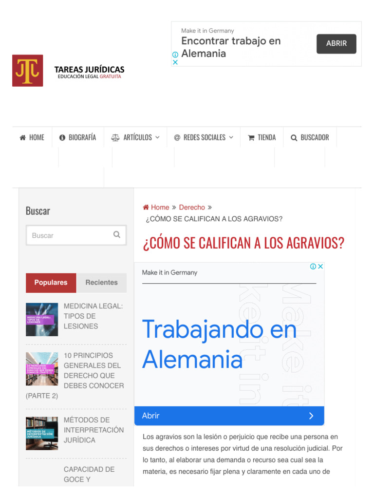 ¿Cómo Se Califican A Los Agravios - Tareas Juridicas | PDF | Justicia ...