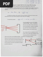 Physics Diffraction Grating Guide | PDF | Diffraction | Wavelength