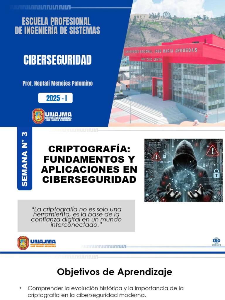 Clase 03 Criptografía | PDF | Clave (criptografía) | Criptografía