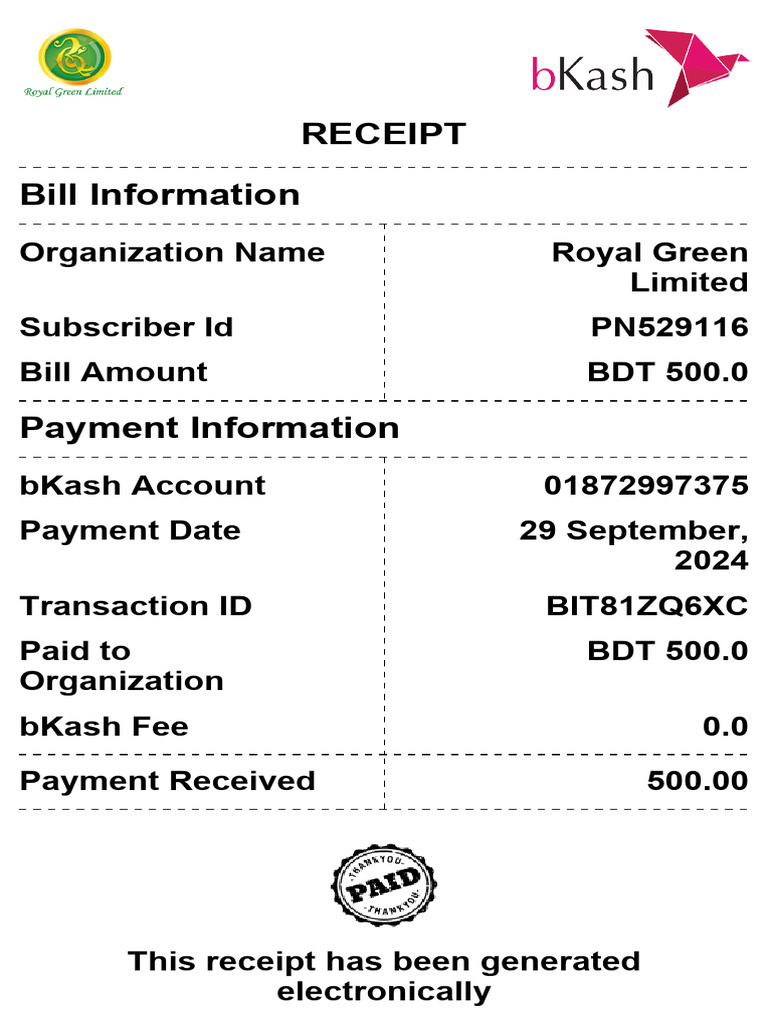 Wifi Bill | PDF