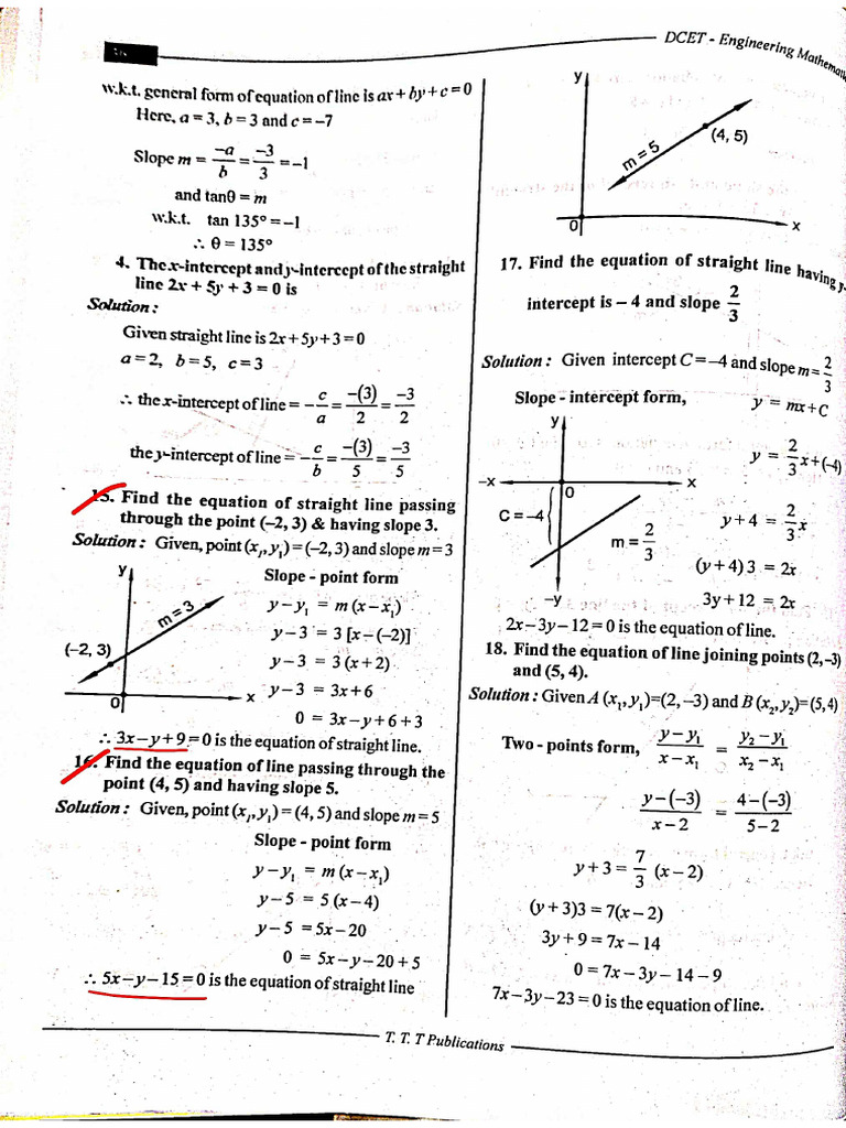 Angle & Equation | PDF