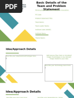 SIH 2023 - Qualifier Round PPT Submission Template | PDF