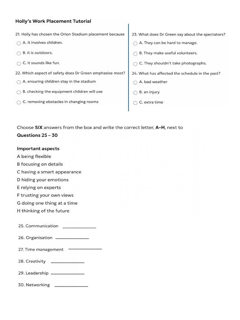 Trâm + Miu - Homework - Listening | PDF