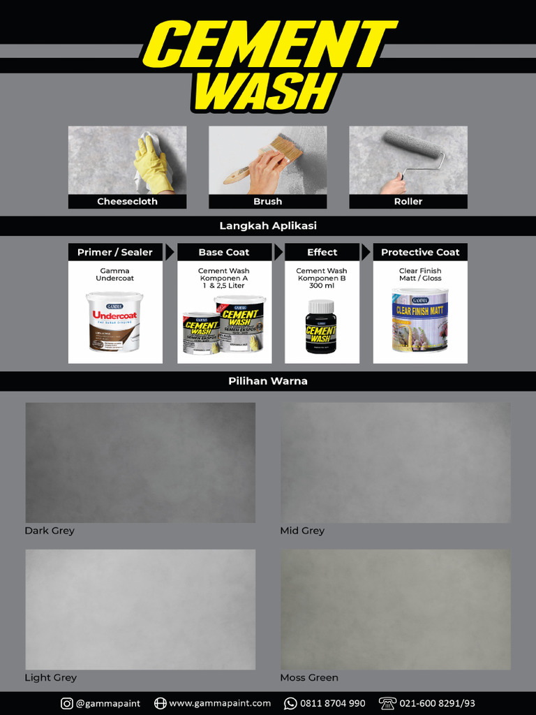 Cement Wash Catalogue - 2 | PDF