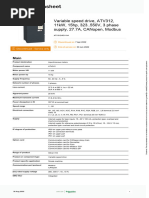 ATV312 Variable Speed Drive Overview | PDF | Electric Motor | Electric ...