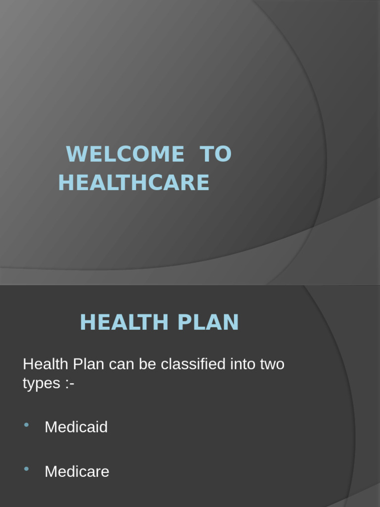 Overview of Healthcare Plans and Codes | PDF | Medicare (United States ...