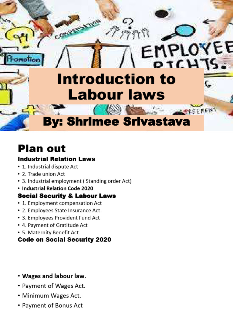 Overview of Labour Laws in India | PDF | Employment | Labour Law