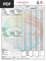 FIBA Official Basketball Score Sheet1 | PDF | Referee | Entertainment