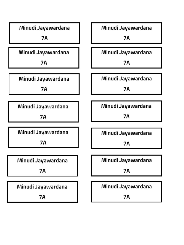 M Nametag | PDF