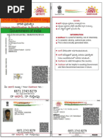Format of True Type Copy of Aadhar Card | PDF