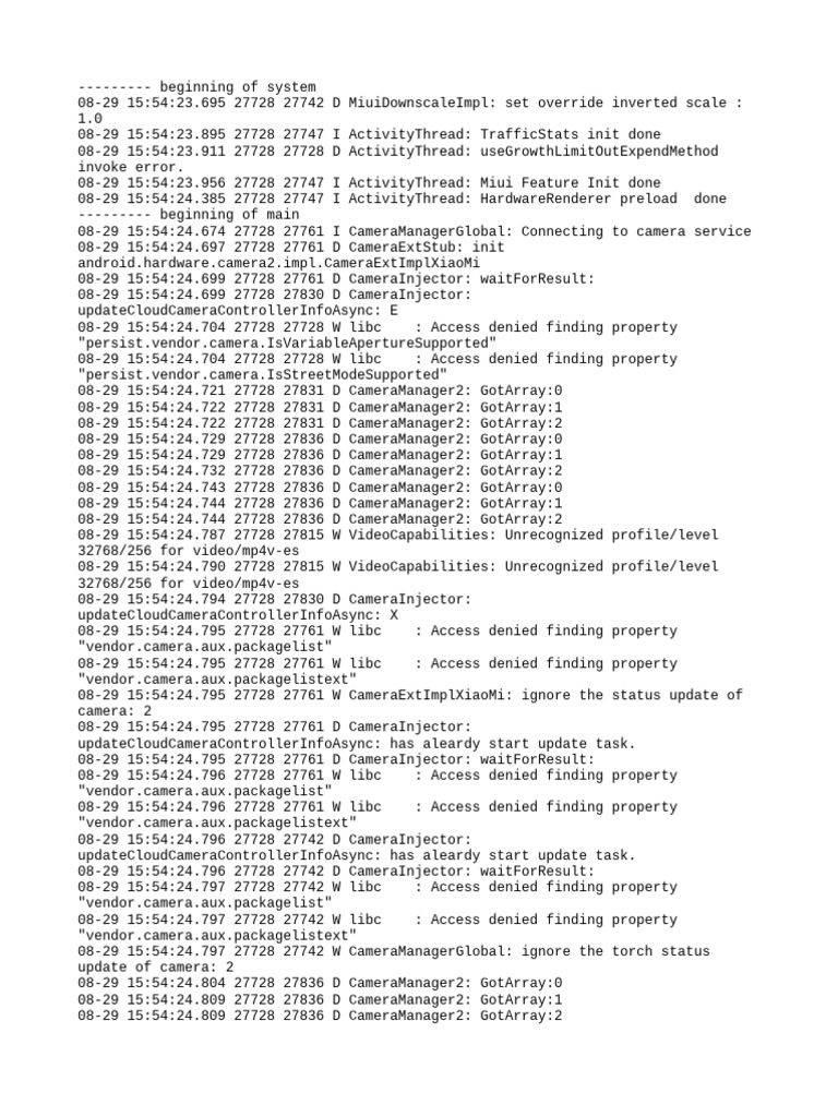 Log Cat 1756457664541 | PDF | Computing | Software