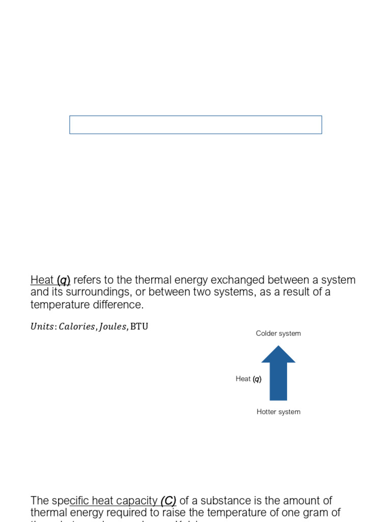 Introduction to Thermochemistry Basics | PDF | Heat | Enthalpy