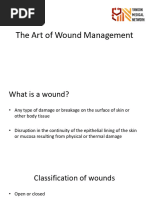 Sterile Field and Wound Dressing Guide | PDF | Wound | Medicine