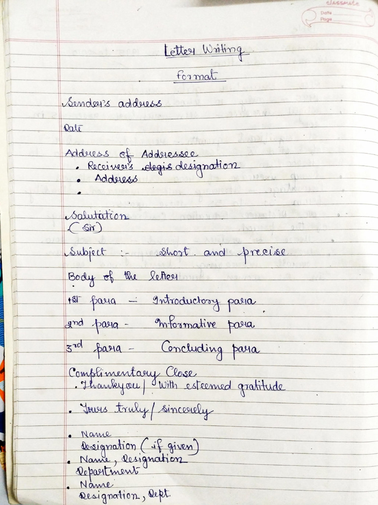 Letter Writing | PDF
