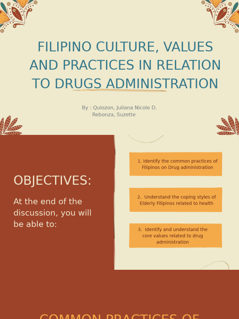 Filipino Drug Administration Practices | PDF | Alternative Medicine ...