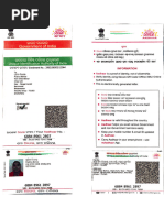 Format of True Type Copy of Aadhar Card | PDF