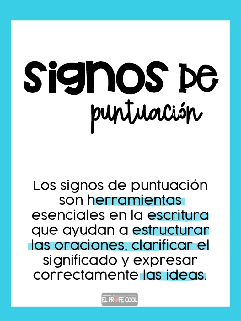 Signos de Puntuación 2 | PDF