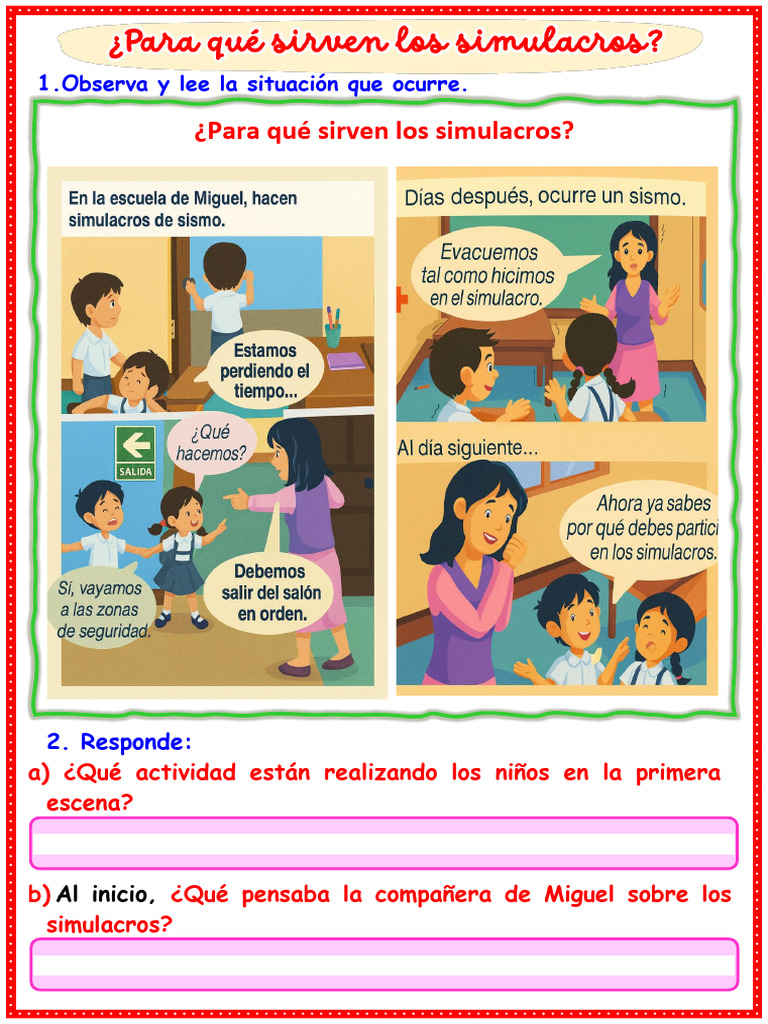 Importancia de los Simulacros en Emergencias | PDF