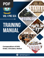 Training Manual Vol. IV-DGS Circular and Order | PDF