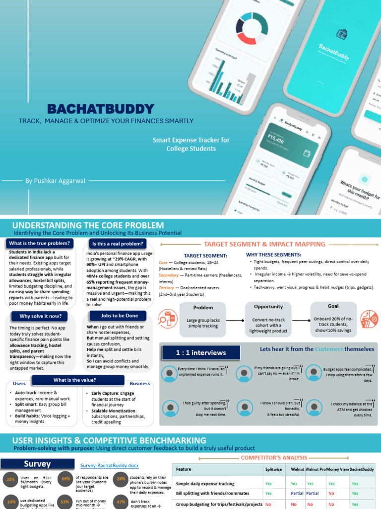BachatBuddy - Finance Tracking App | PDF | Mobile App | Computing