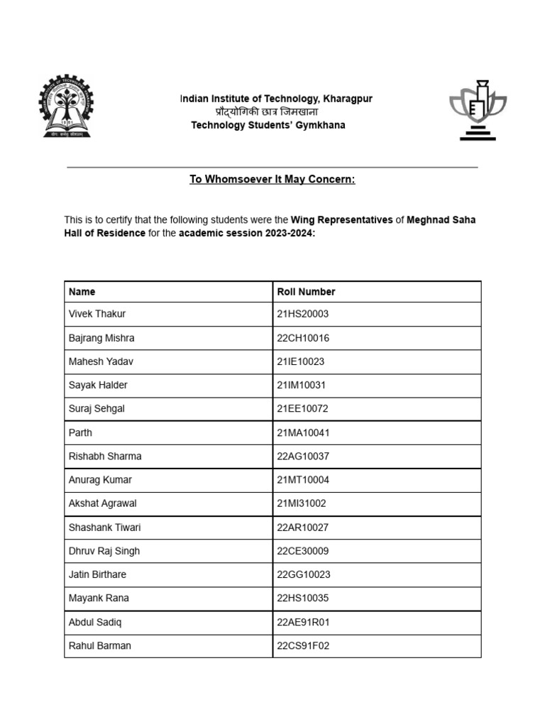 Wing Rep Vivek | PDF