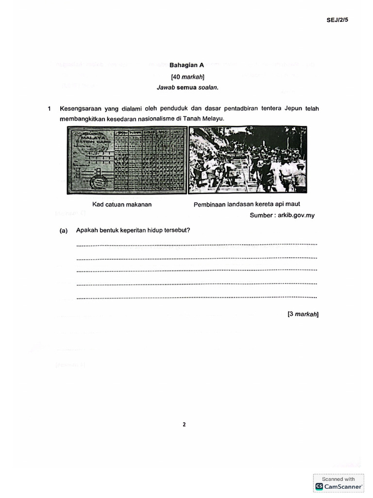 K2 Soalan Sejarah Trial Kedah | PDF