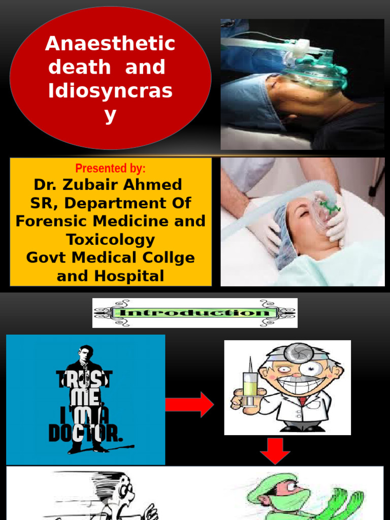 Anesthetic Death and Idiosyncrasy Insights | PDF | Anesthesia ...