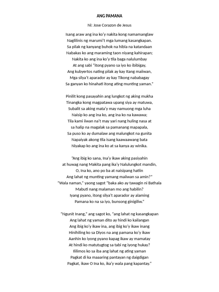 Ang Pamana | PDF