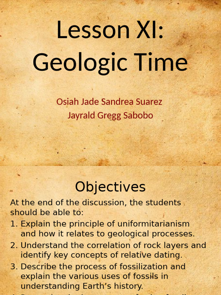 Understanding Geologic Time and Fossils | PDF | Geologic Time Scale ...