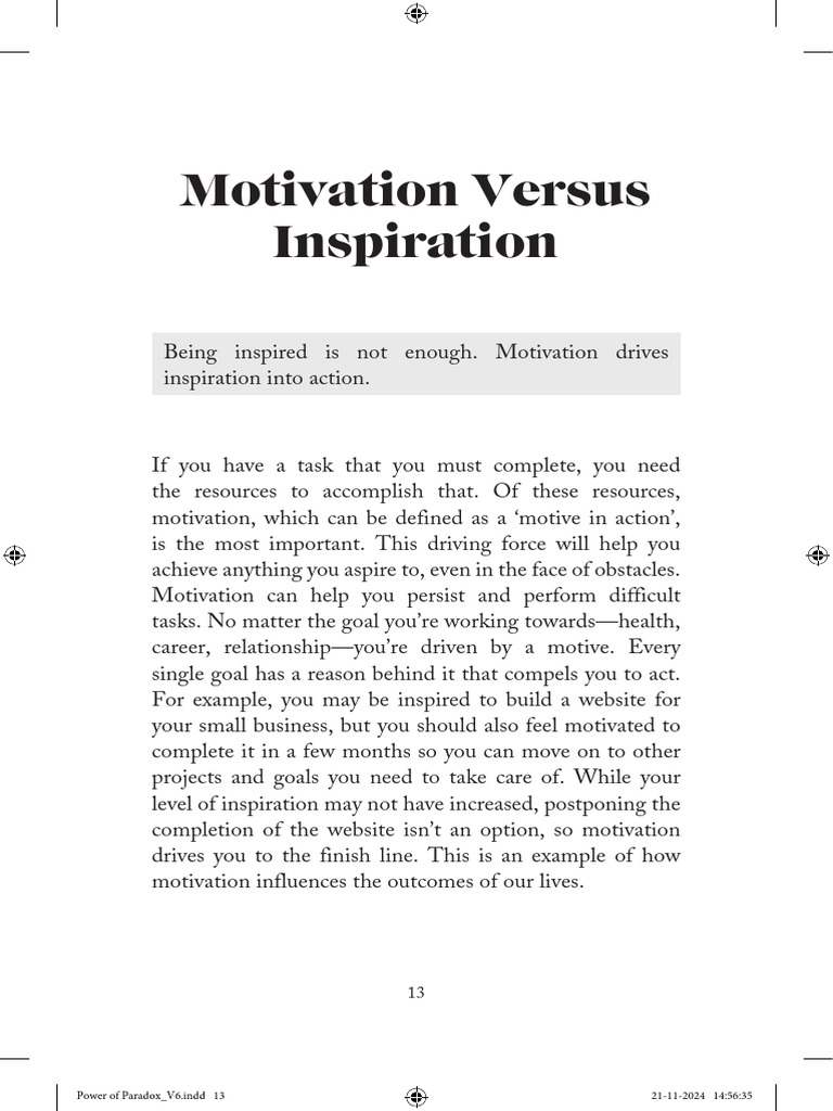 The Power of Paradox Bc8c9716c4 | PDF | Marie Curie | Motivation