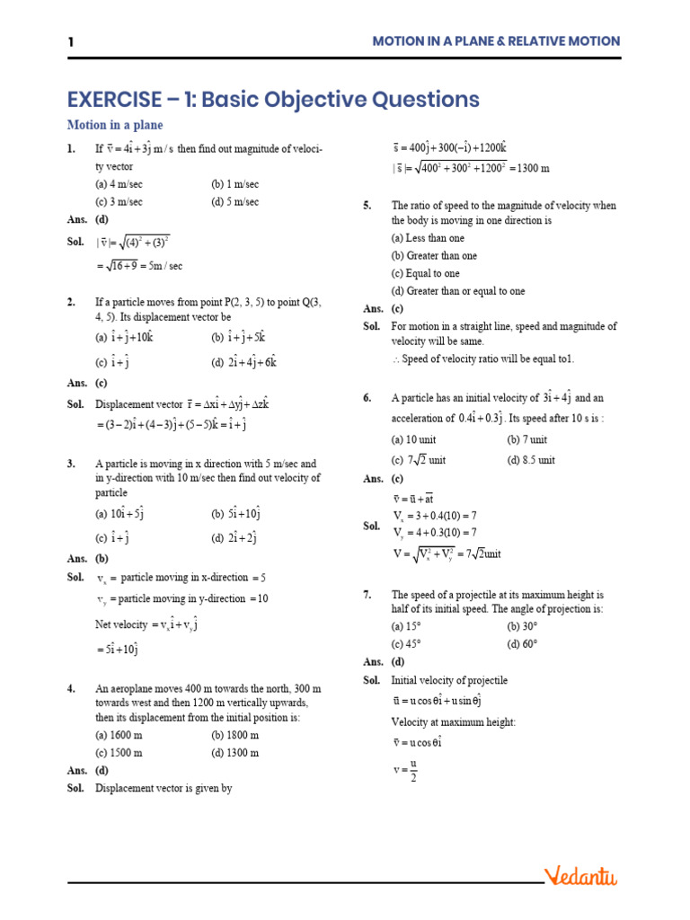 Phy Chap 3 Tatva | PDF | Acceleration | Velocity