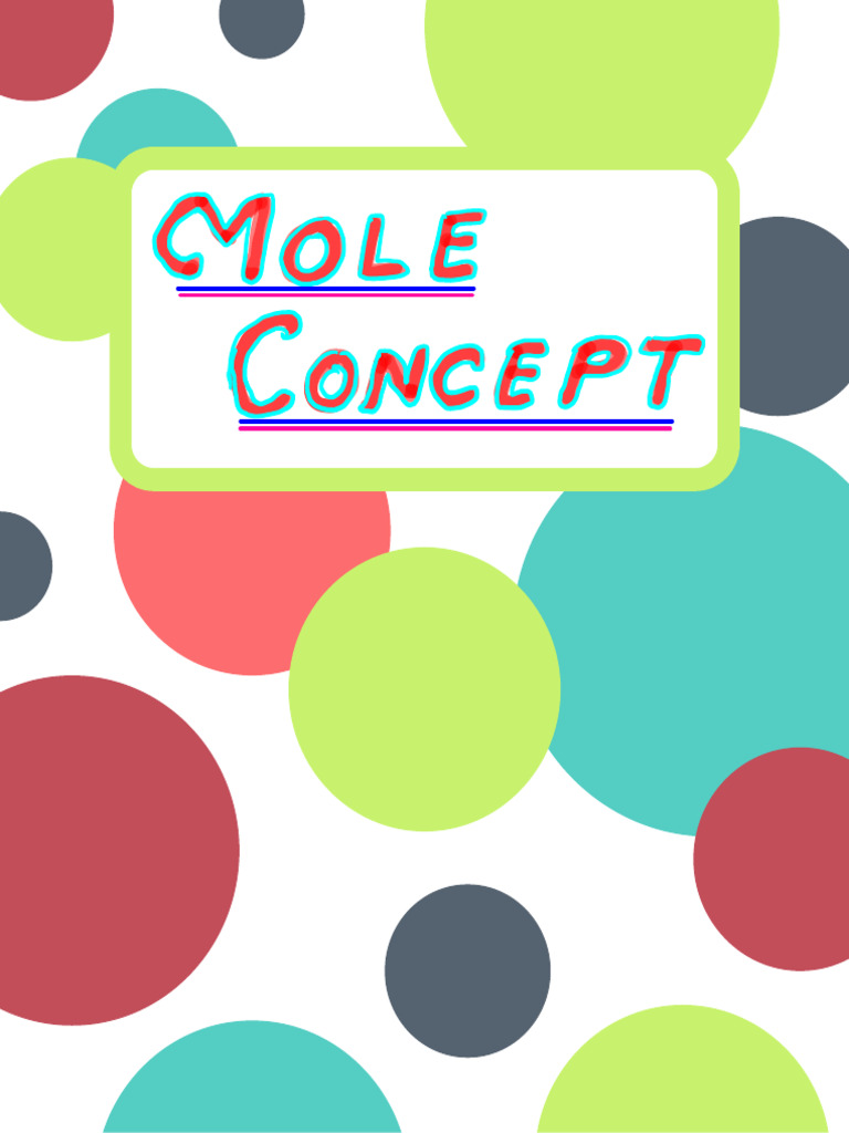 Mole Concept | PDF