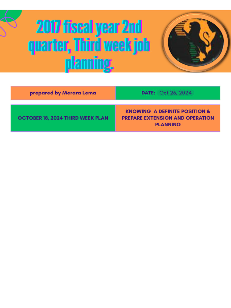 Weekly Schedule Planner Doc in Orange Yellow Style | PDF