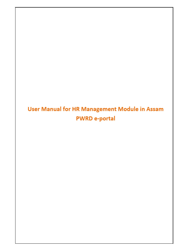 Apwrd Hrms User Manual 240928 142228 | PDF | Information Technology | Computing