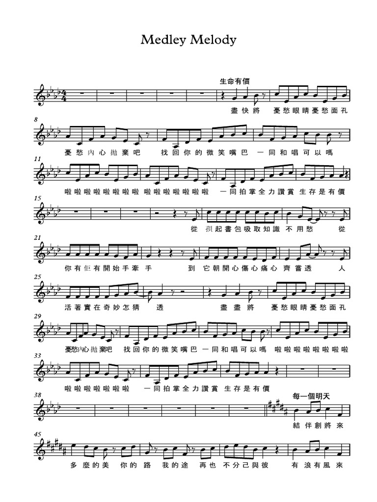 Melody Score v2 | PDF