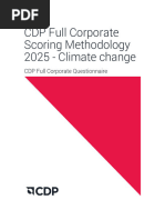 Scoring-Introduction CDP | PDF | Methodology | Risk