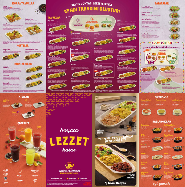 Tavuk Dunyasi Menu | PDF