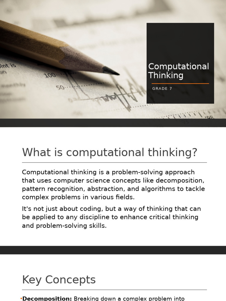 Computational Thinking Powerpoint | PDF